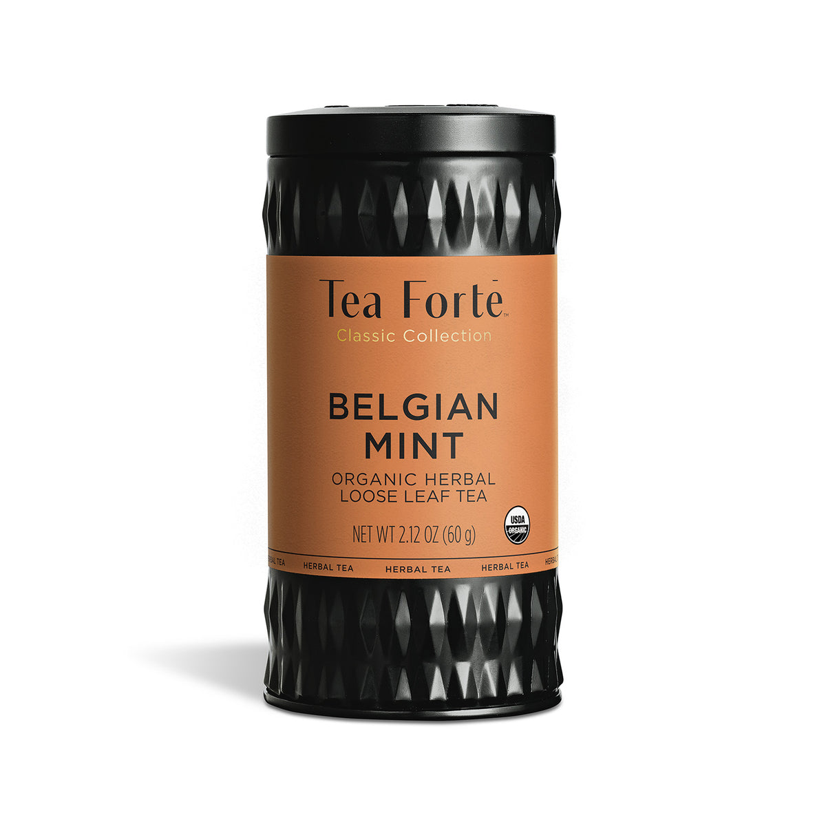 Belgian Mint Loose Leaf Tea Canister | Organic Herbal Tea – Tea Forté ...