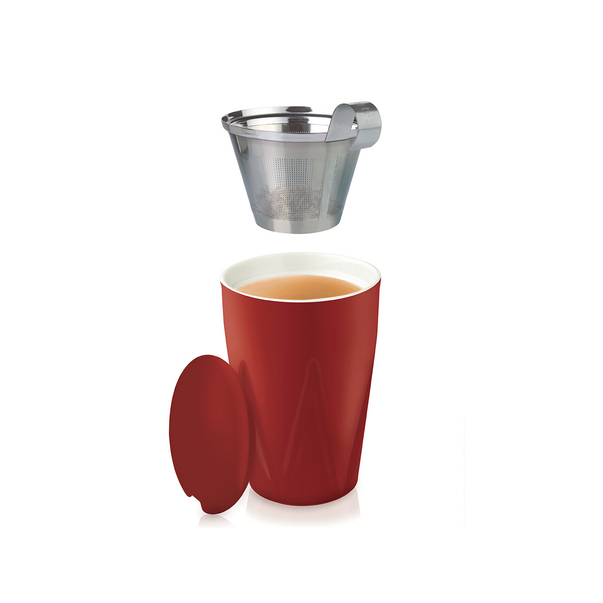 Cranberry Red KATI® Steeping Cup | Luxury Teaware – Tea Forté Australia