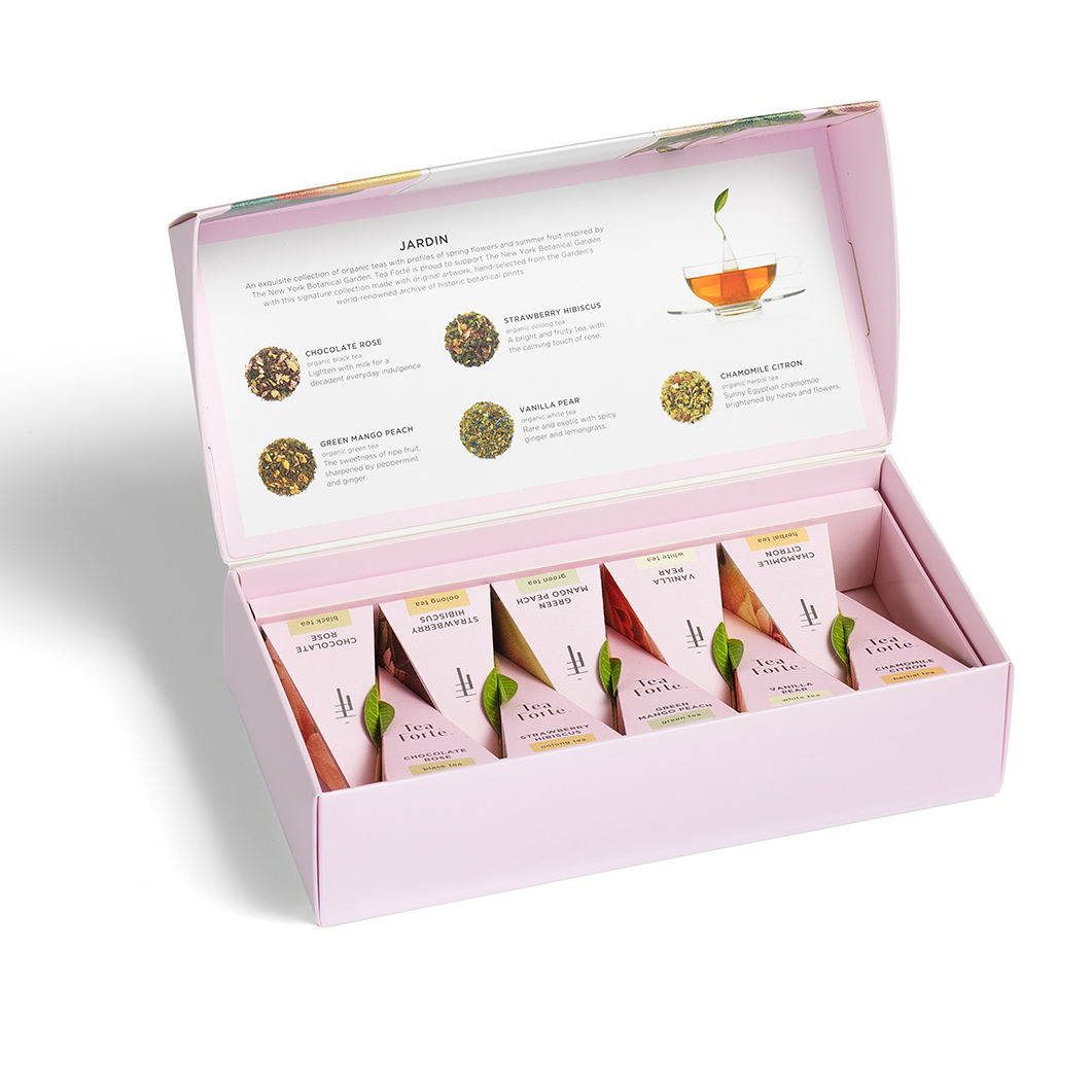 Jardin Collection Petite Presentation Box | Luxury Tea – Tea Forté ...