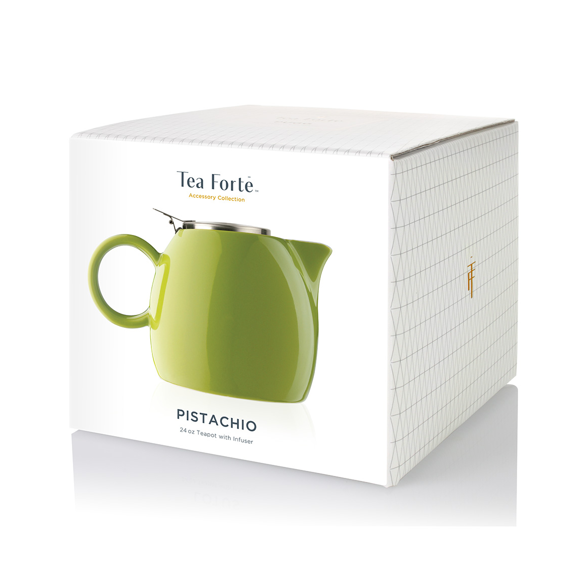 Pugg Teapot & Infuser Green | Luxury Teaware – Tea Forté Australia
